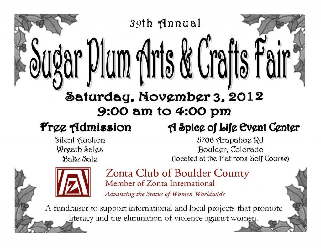 Sugar Plum Fair Flyer